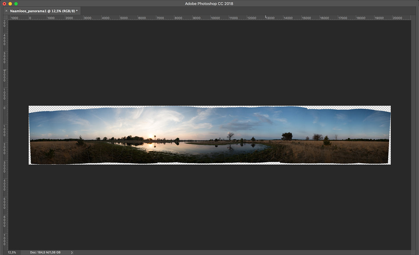 Maak een planeet van je panoramafoto in Photoshop - Blog - Ronne Vinkx