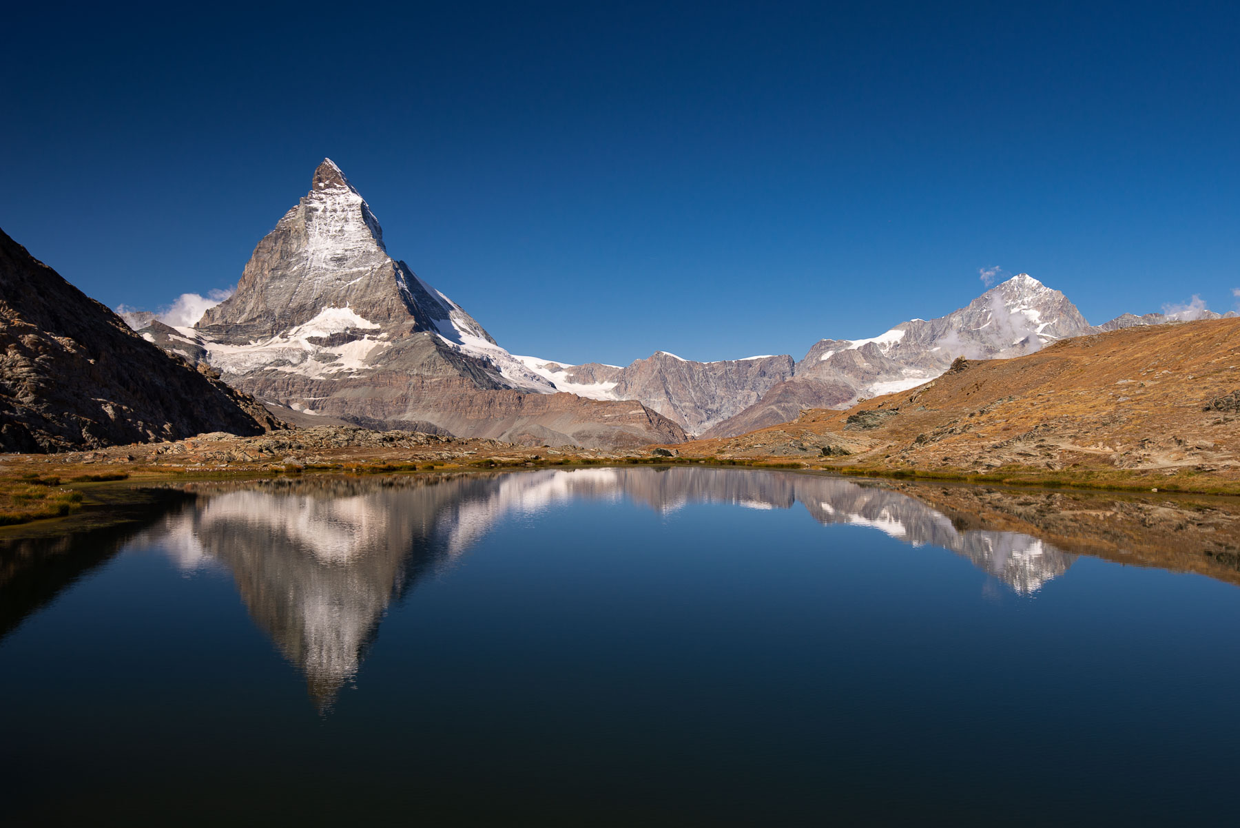 Riffelsee Matterhorn reflectie - Foto - Ronne Vinkx